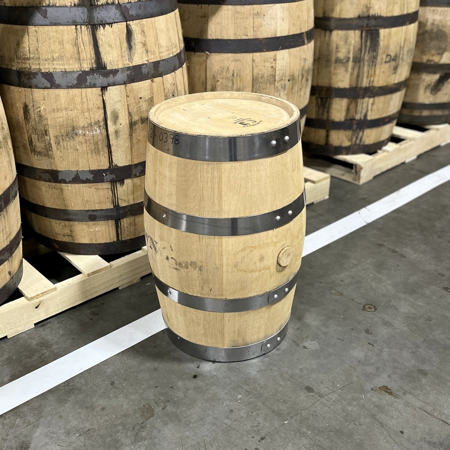 16 Gallon Cooperstown Distillery Whiskey Barrel - Fresh Dumped, Once U